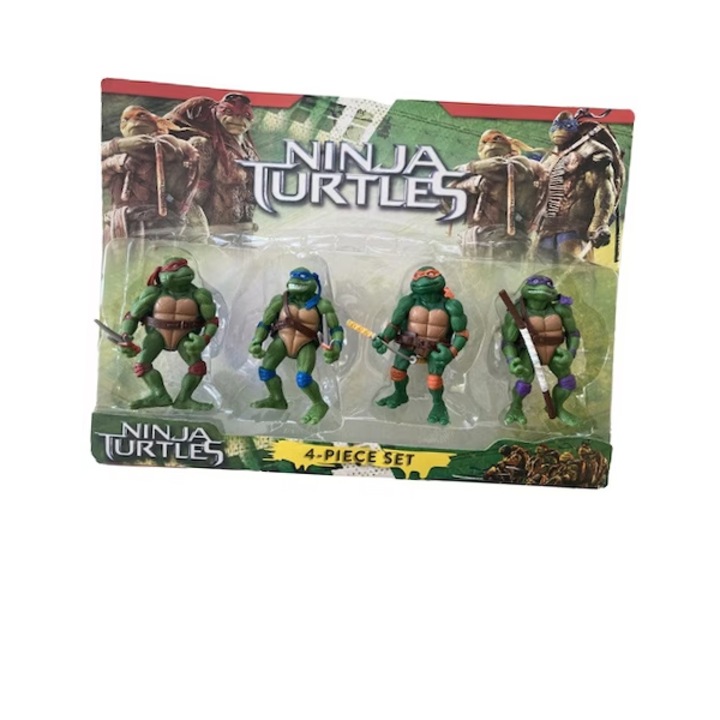 Set 4 Figurine, Virtual Trend®, Testoasele Ninja 10 cm - eMAG.ro