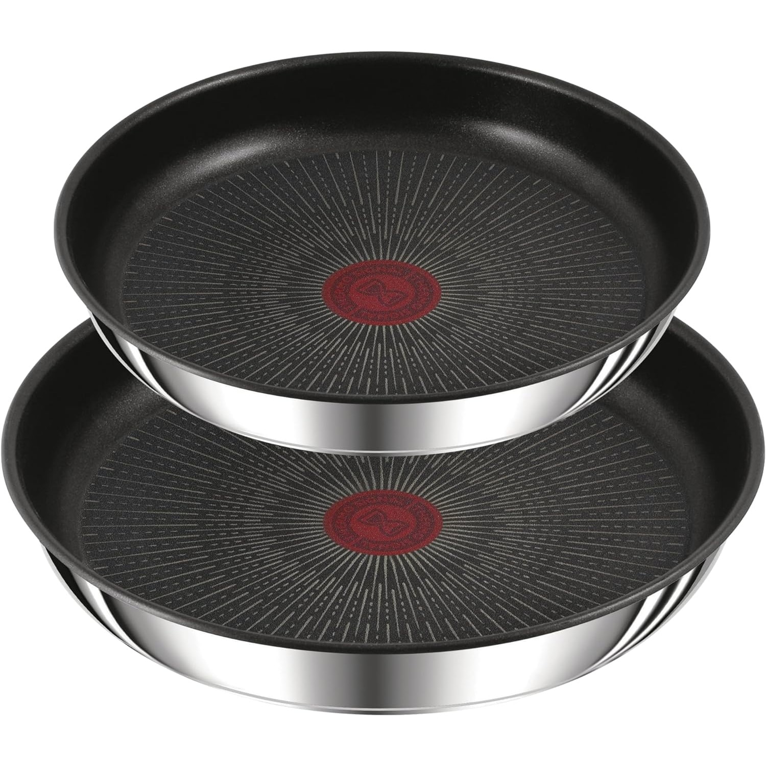 Set 2 tigai Tefal Ingenio Preference On, 22+26 cm, ThermoSpot, maner ...
