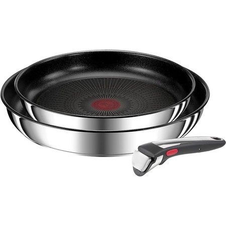 Set 2 tigai Tefal Ingenio Preference On, 22+26 cm, ThermoSpot, maner ...