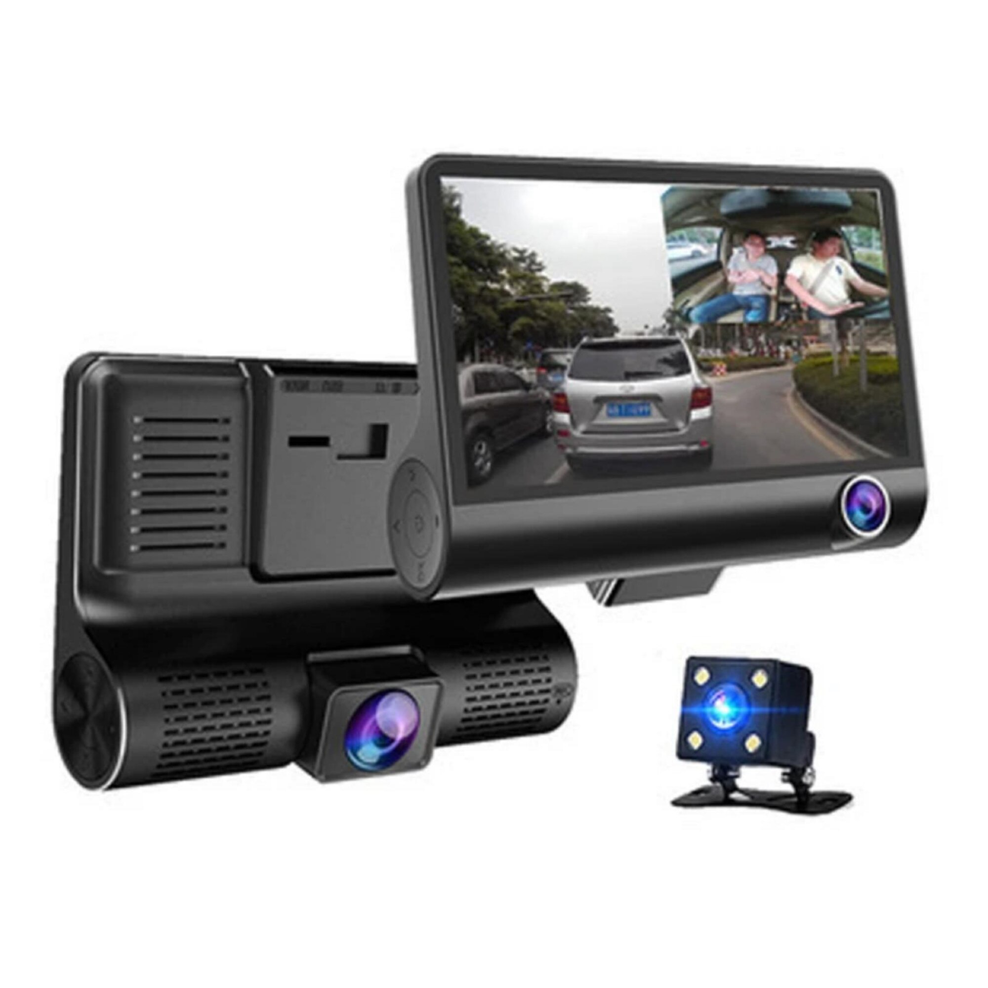 Camera portabila auto video, HD, DVR, 2.7 inch TFT, LCD, 3 lentile ...