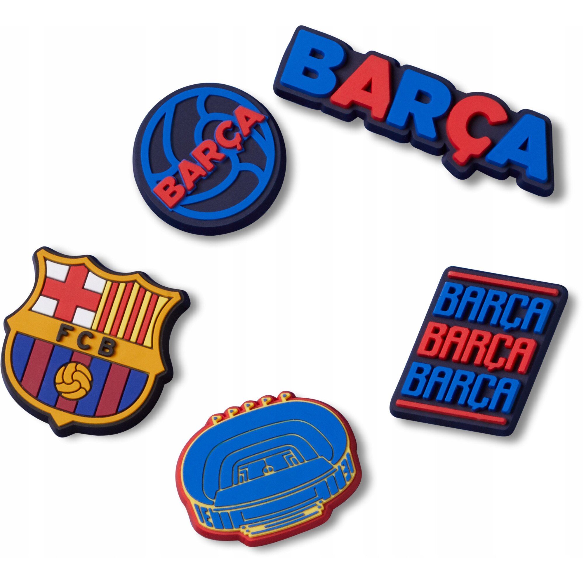 Accesoriu incaltaminte Crocs Jibbitz, Barcelona Fc, 5 bucati ...