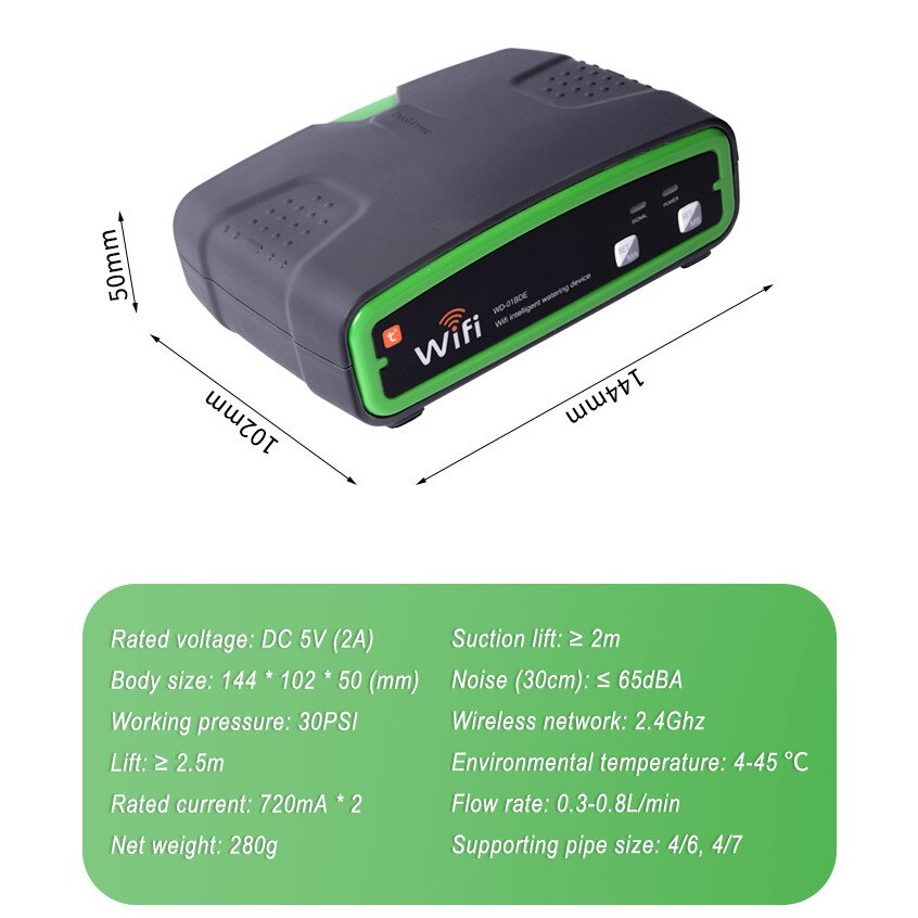 Kit de irigare la radacina plantelor, Florilor, WIFI, pentru 20 Ghivece ...