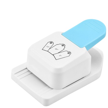 Perforator 3 in 1 pentru etichete, Titanum, Rotund, Albastru/alb - eMAG.ro