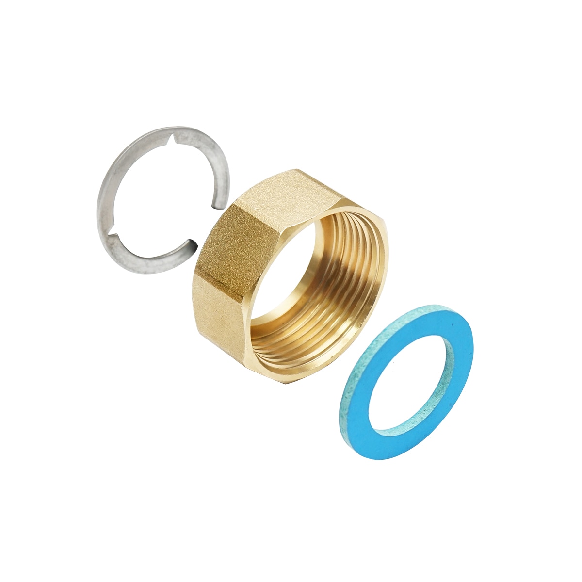 Set 4 buc racord simplu DN16-3/4 pentru teava flexibila, gofrata inox ...