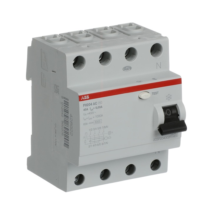Siguranta electrica automata diferentiala ABB 2CSF204002R1400, RCCB ...