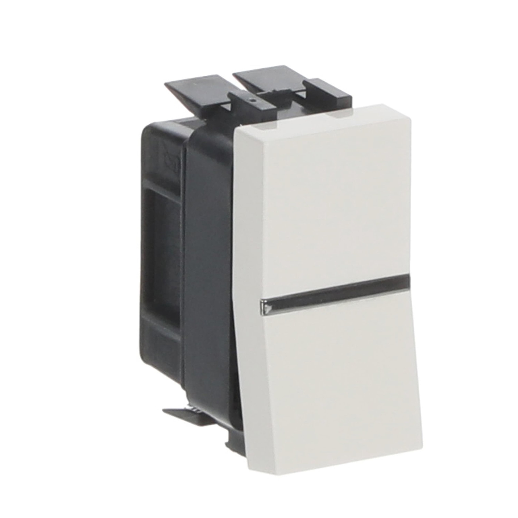 Intrerupator cruce ABB Zenit 2CLA211000N1101, 1 modul, cu lumina, alb ...