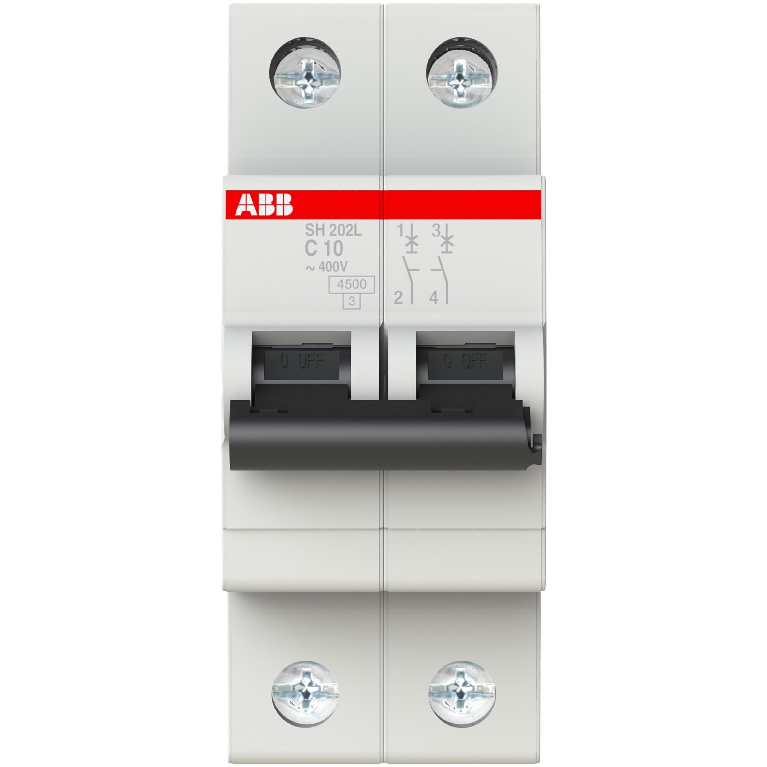 Automata elektromos biztosíték ABB 2CDS242001R0104, szélesség 2 modul ...