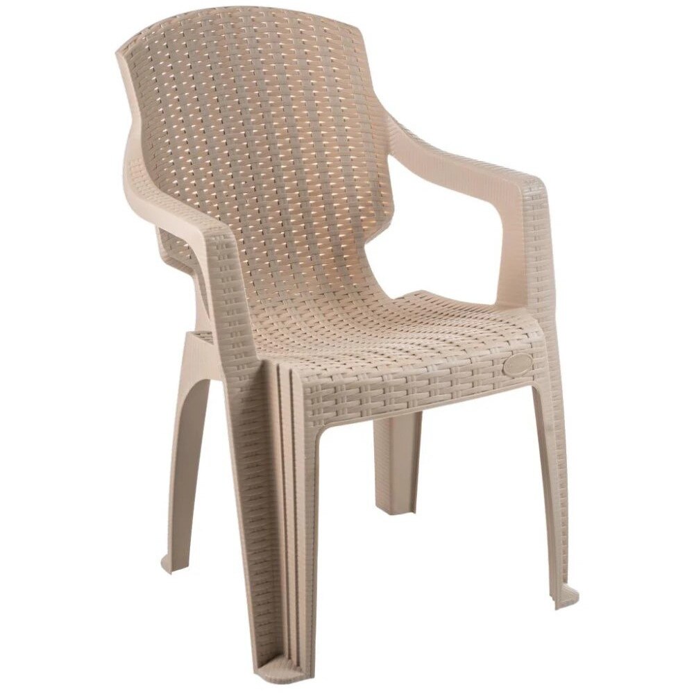 Scaun de gradina si terasa, material polipropilena, model impletitura ...