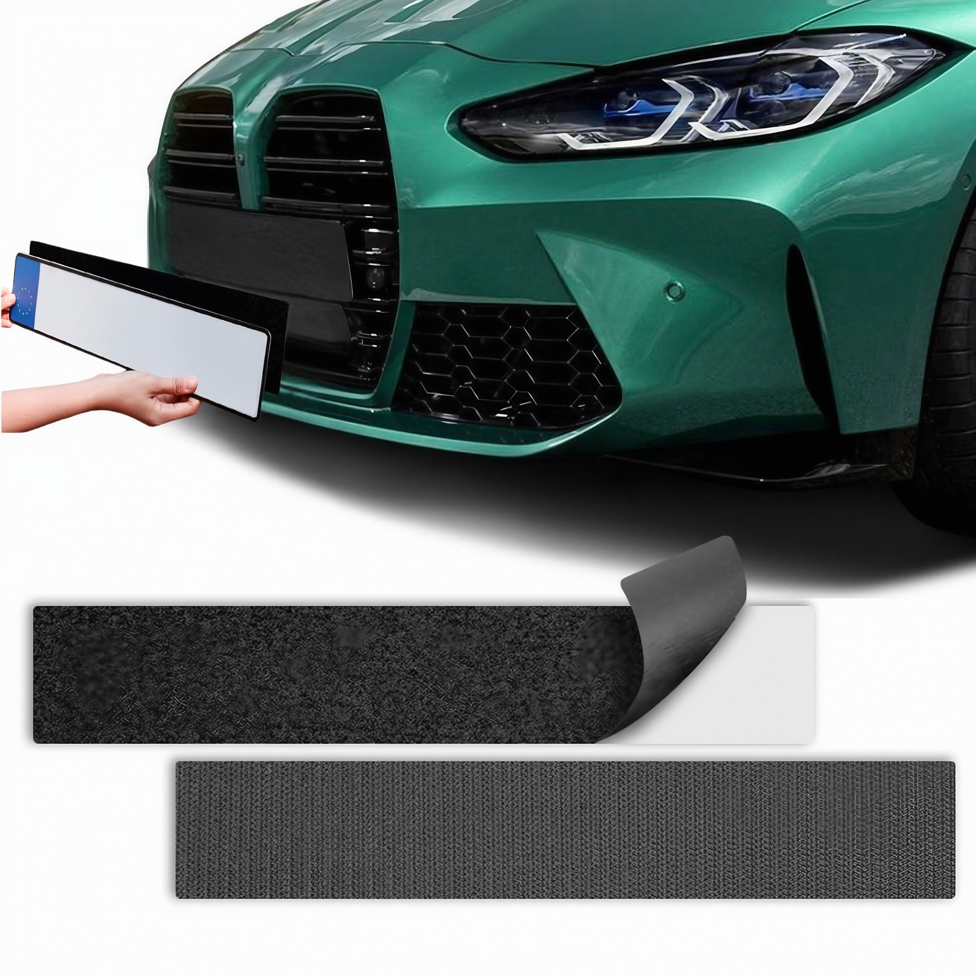 Suport Numar Inmatriculare Auto by SELROMAG®, Universal, Compatibil cu ...