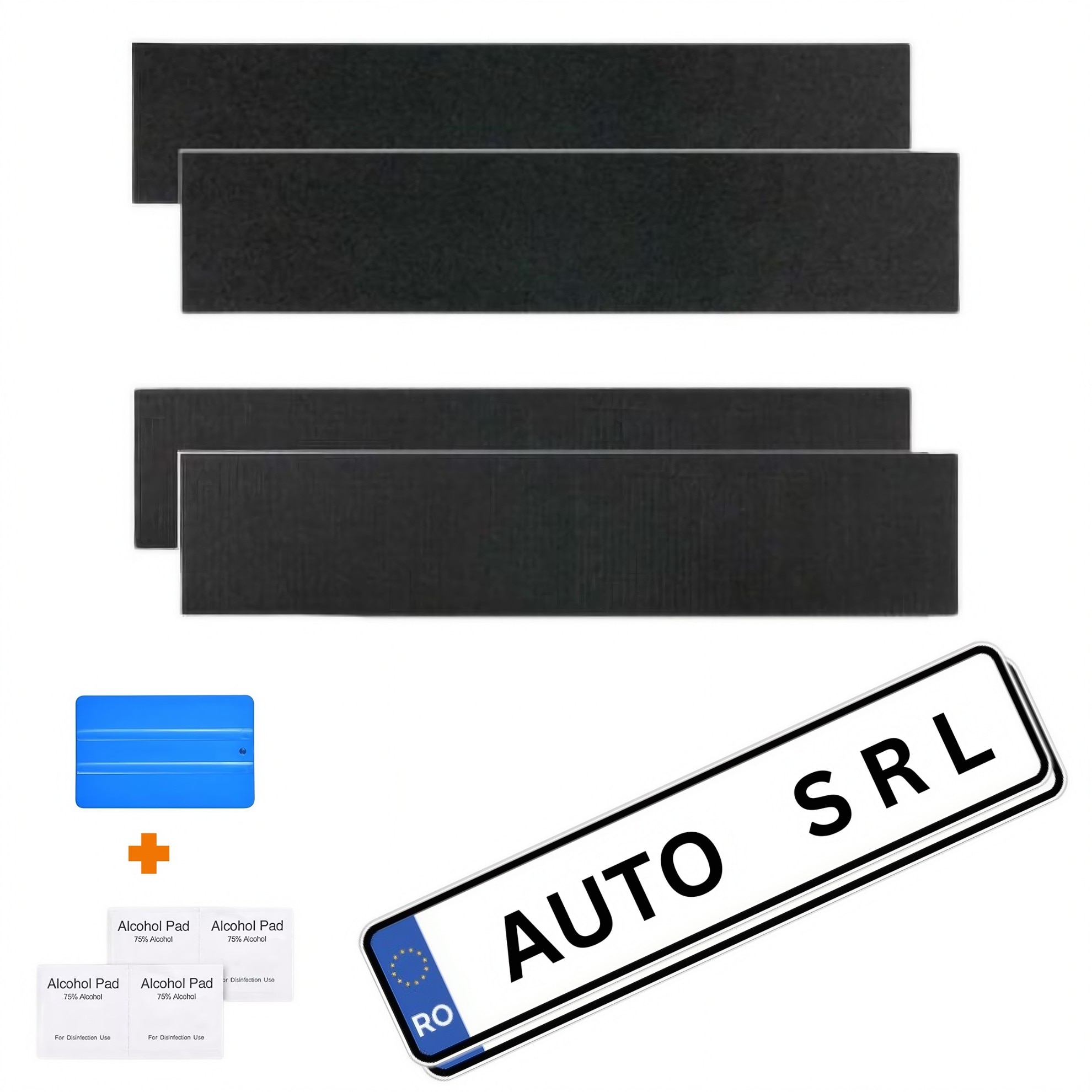 Suport Numar Inmatriculare Auto by SELROMAG®, Universal, Compatibil cu ...