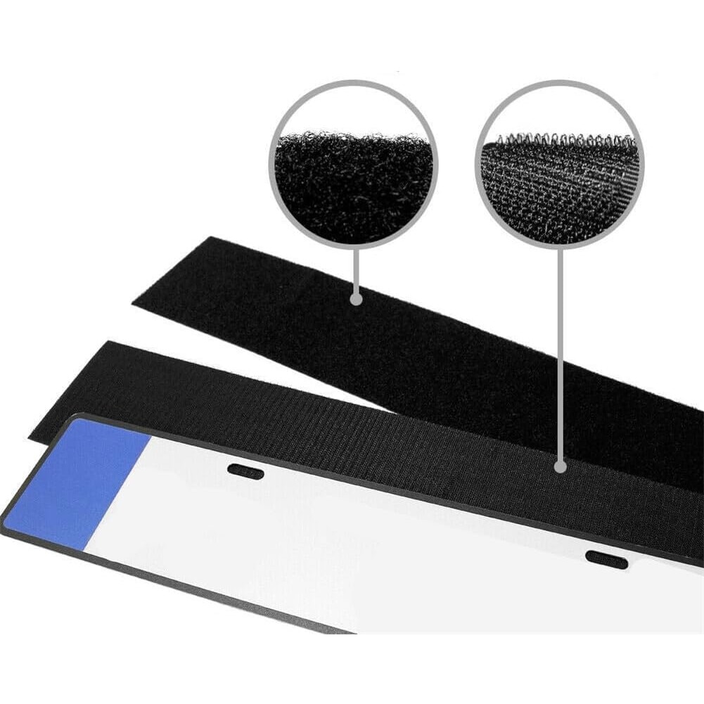Set 2 x suport placute numar de inmatriculare auto, invizibil, fara ...