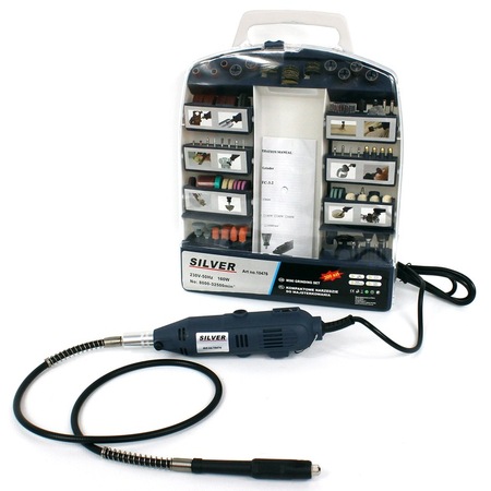 Mini biax 160W фреза за шлайфане с 300 аксесоара - eMAG.bg