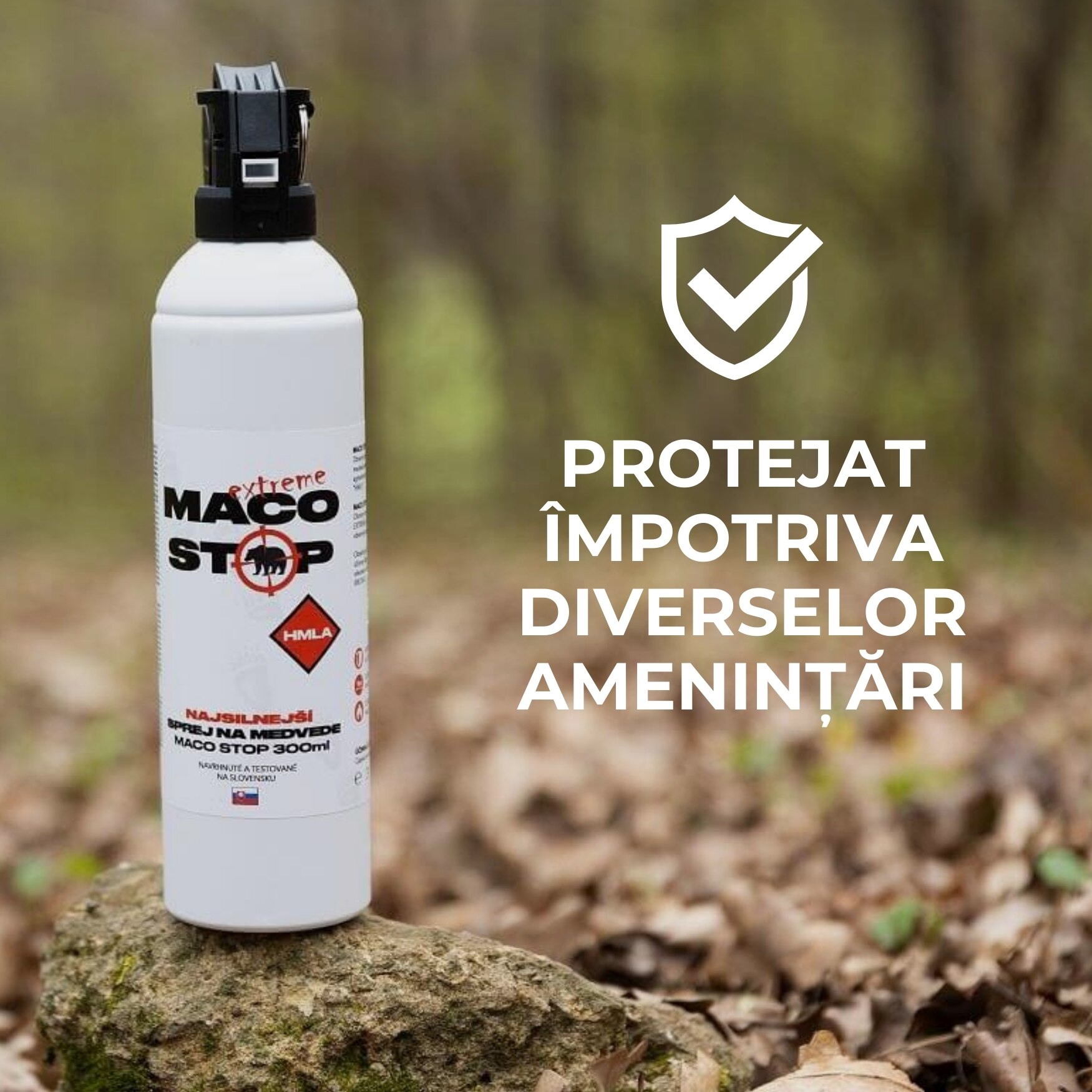 Spray autoaparare impotriva ursilor MACO STOP Extreme - 150 ml OC ...