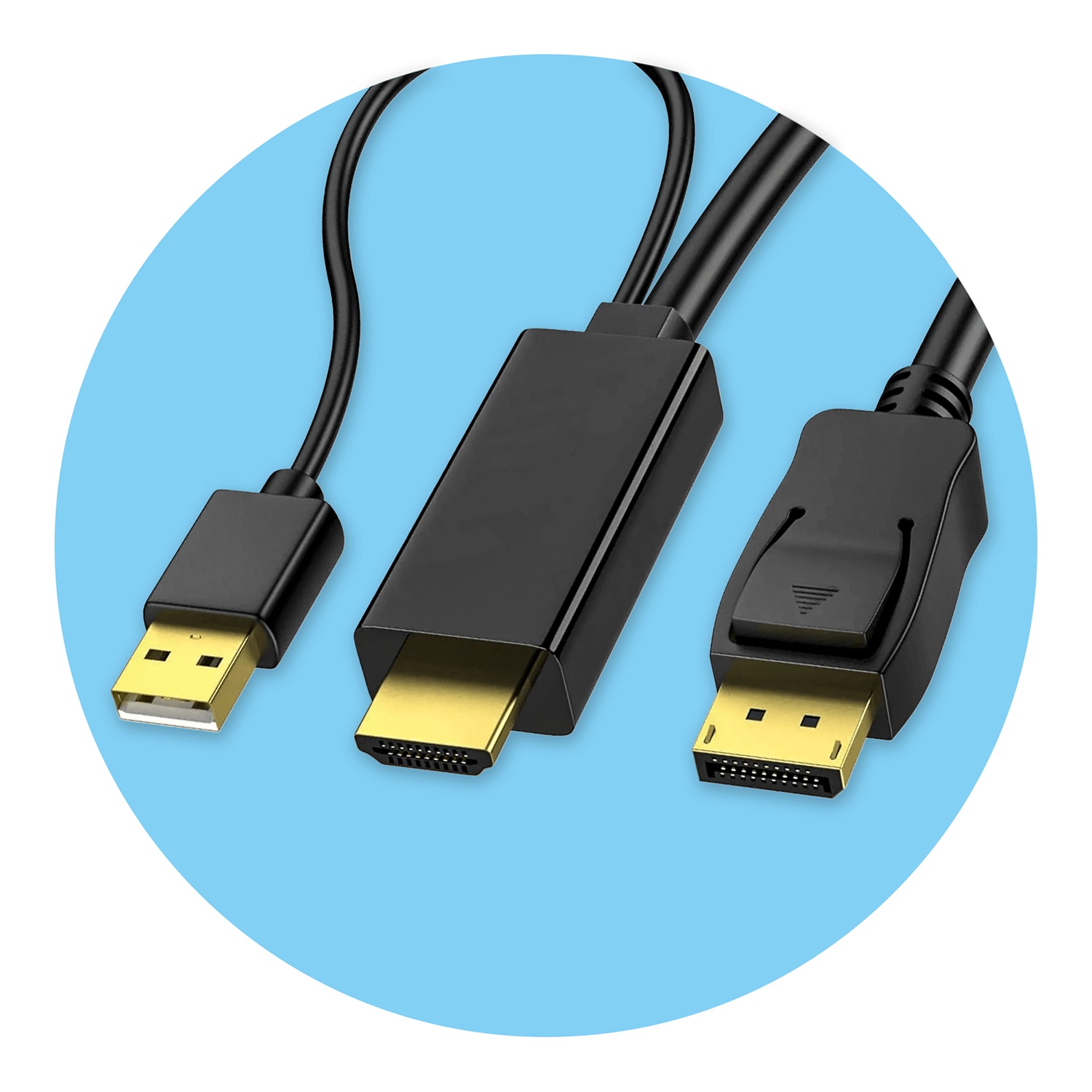 Cablu convertor HDMI la DisplayPort unidirectional 4K 60Hz 1440p 144Hz ...