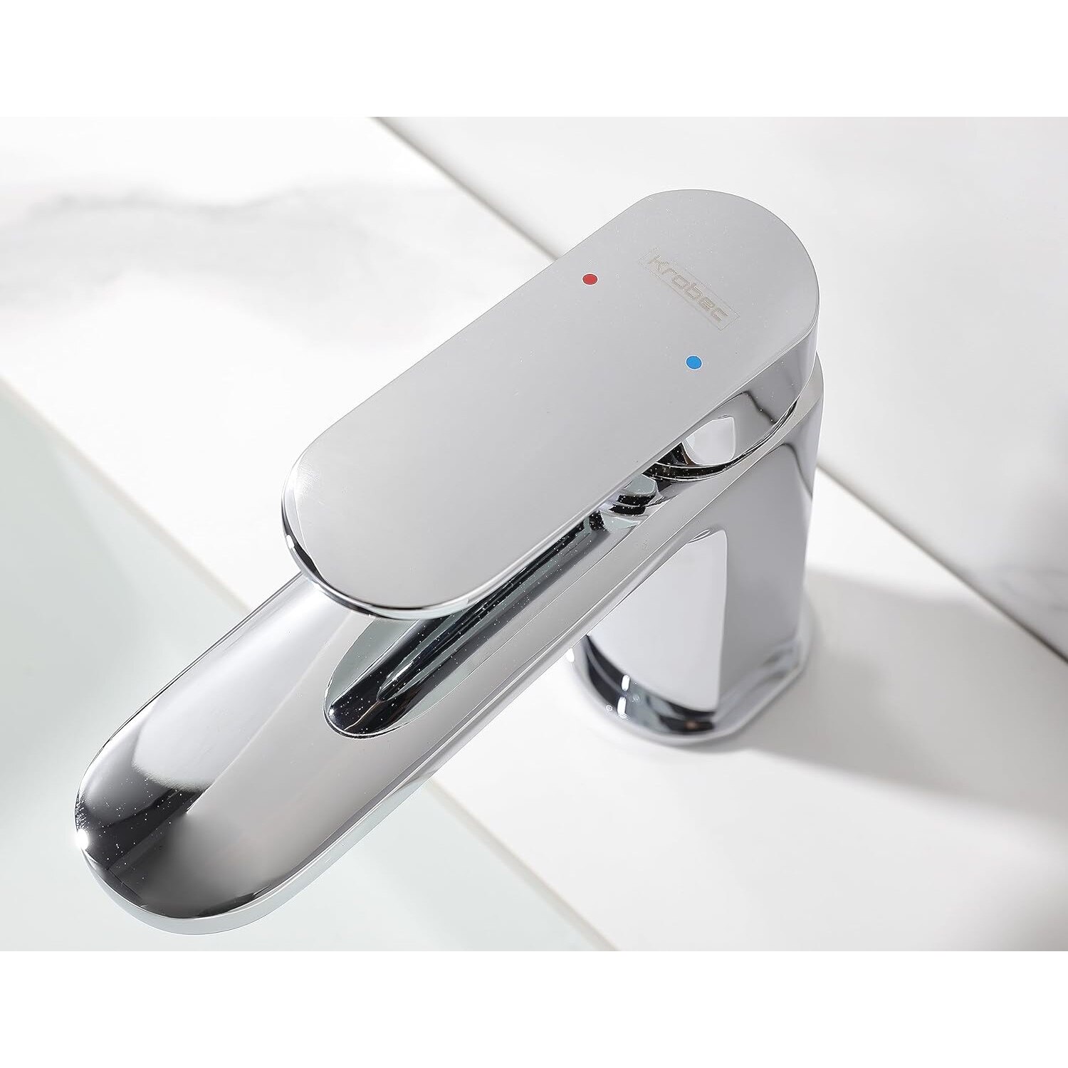 Baterie pentru chiuveta cromata, o singura comanda - eMAG.ro