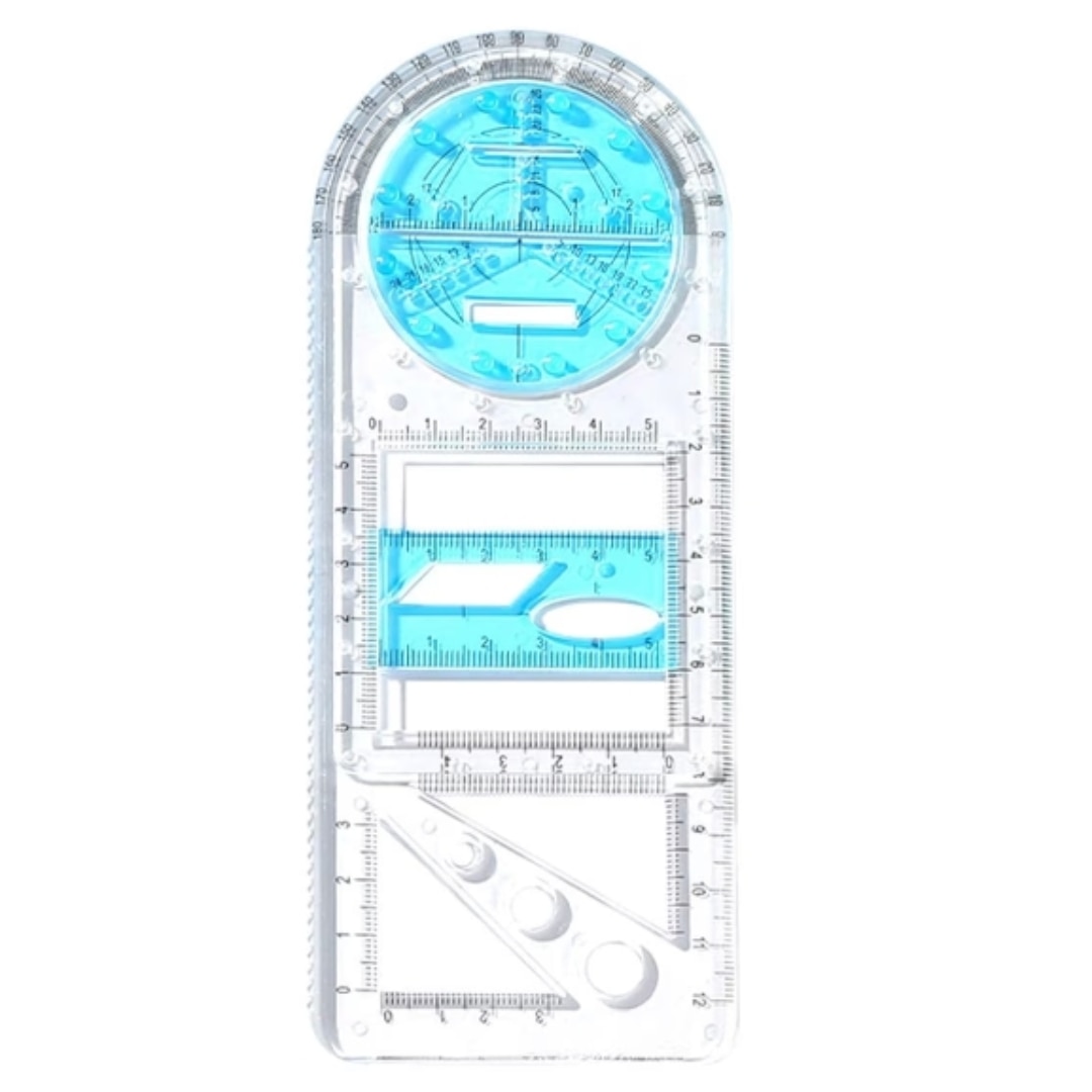 Rigla de desen multifunctionala, enkourakoko®, Instrument pentru ...