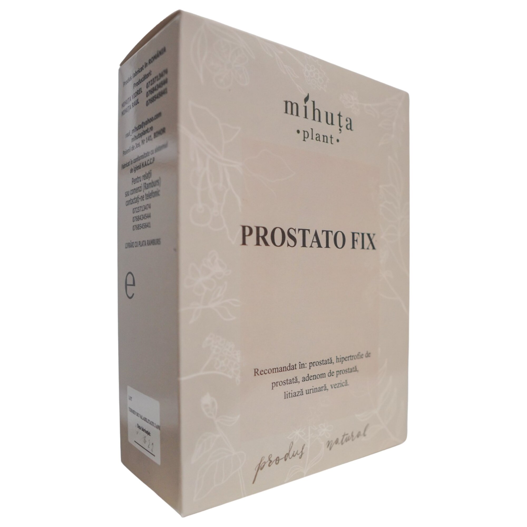 Ceai pentru prostata, Mihuta Plant, Natural, 200 g - eMAG.ro