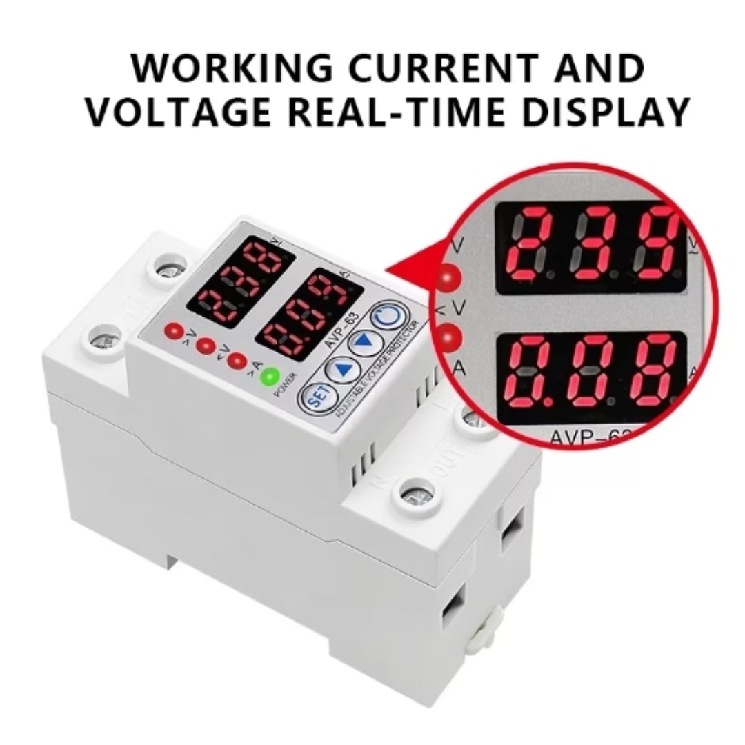 Releu monofazic si contor de energie, enkourakoko®, protectie supratensiune si suprasarcina ...