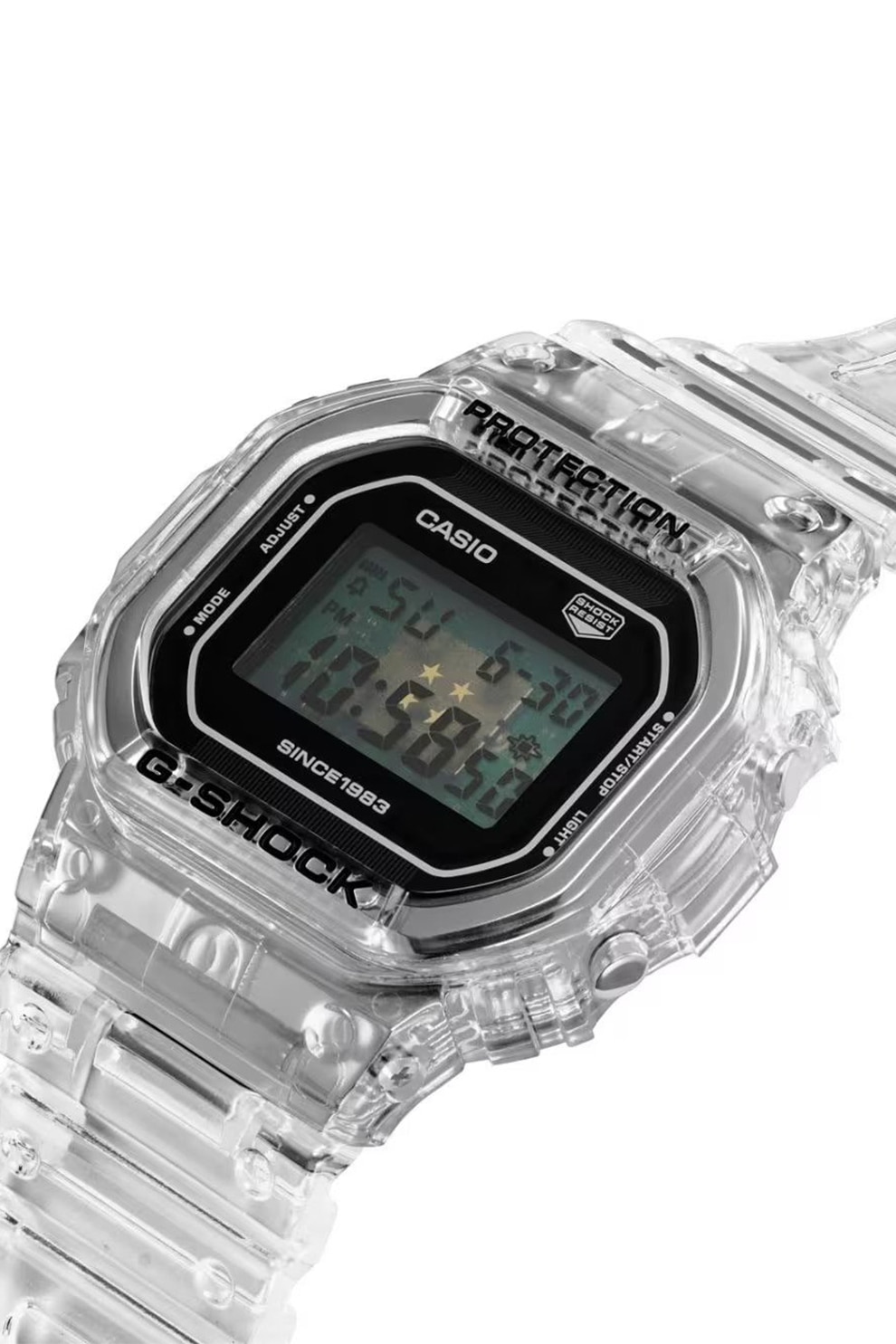 Casio, Ceas digital G-Shock, Negru, Transparent - eMAG.ro
