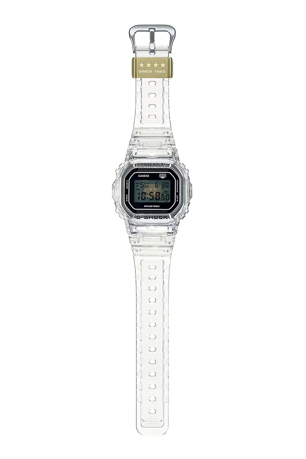 Casio, Ceas digital G-Shock, Negru, Transparent - eMAG.ro