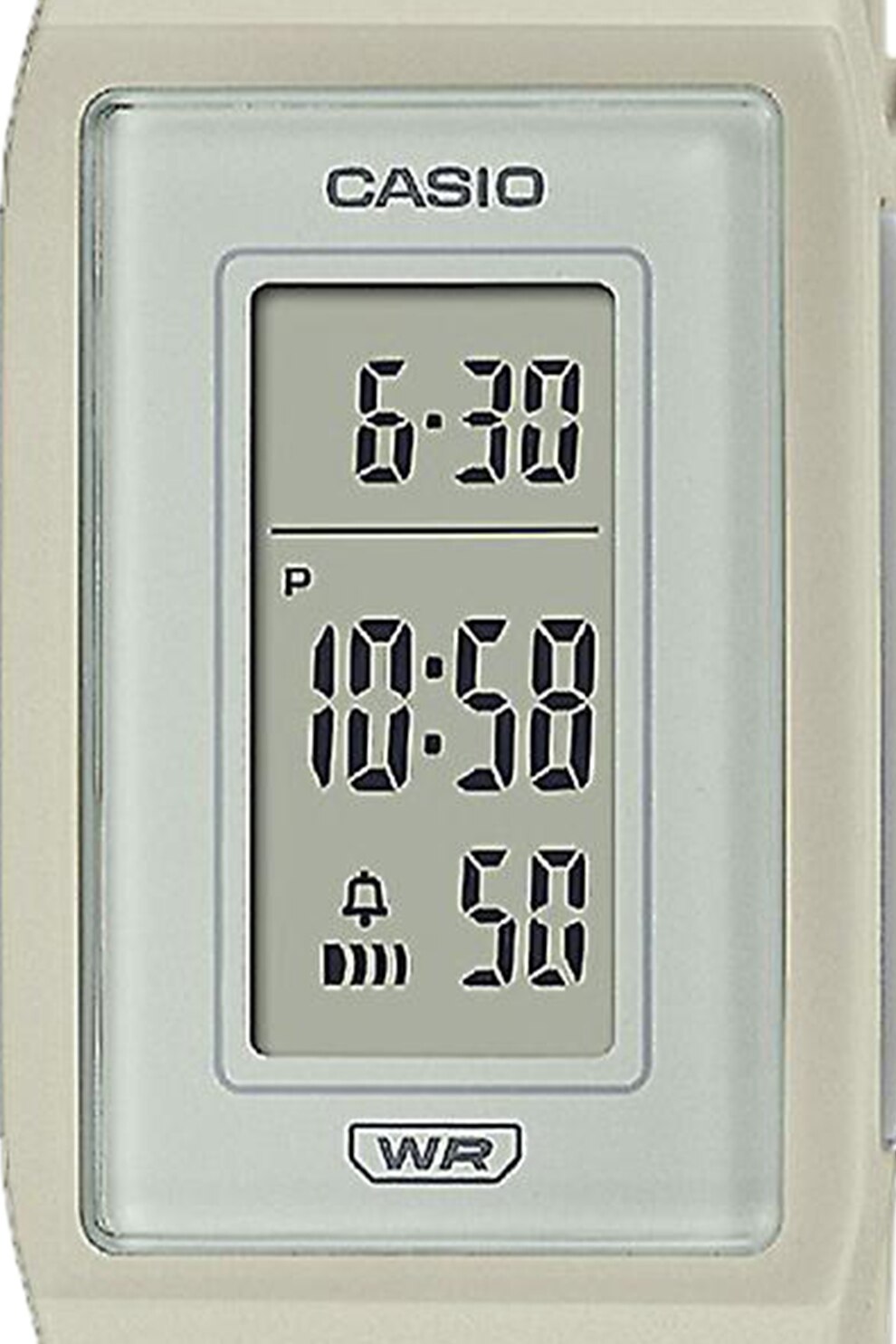 Casio, Ceas digital unisex, Alb prafuit - eMAG.ro