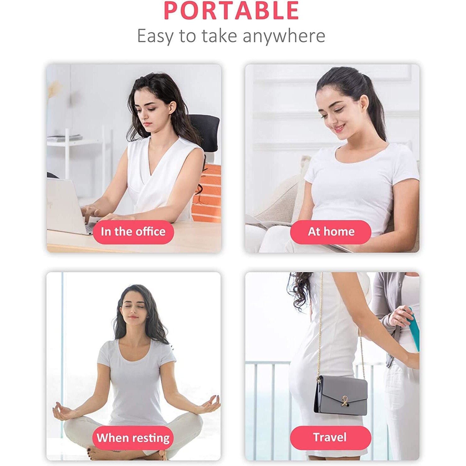 Maser incalzit pentru talie, anti dureri menstruatie si ciclu, 3 Trepte ...