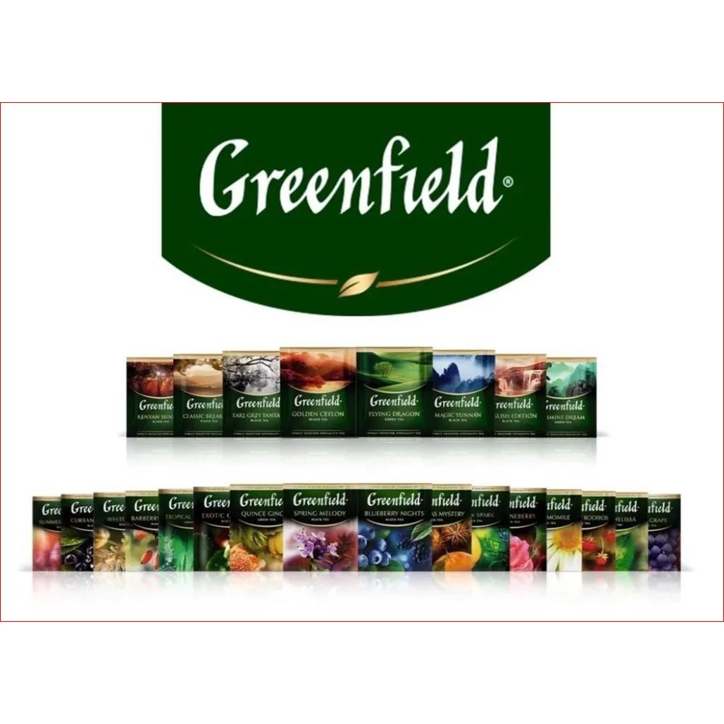 Чаен комплект Greenfield Premium Collection, 96 пакетчета чай, 24 вида ...