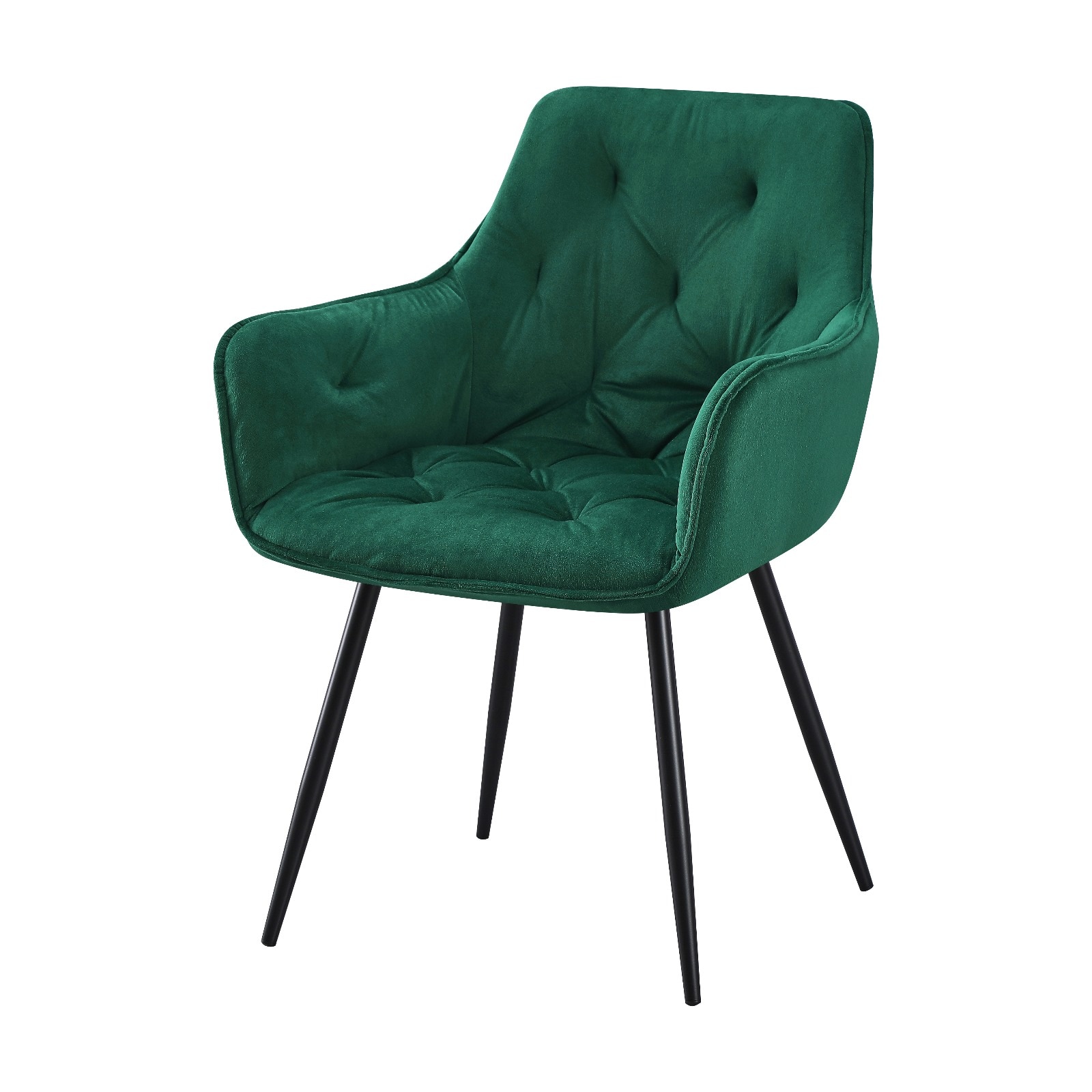 Scaun tapitat verde smarald, catifea impermeabila - eMAG.ro