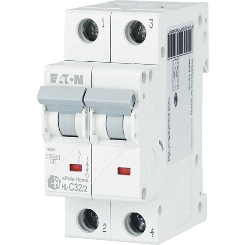 Siguranta electrica automata EATON 194774, HL-C32/2, latime 2 module, 4,5kA, 2P, caracteristica ...