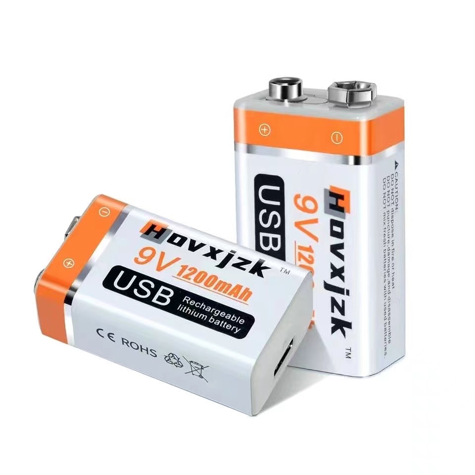 Acumulator 9V 6F22, 1200 mAh, li-ion, incarcare tpye-C USB - eMAG.ro