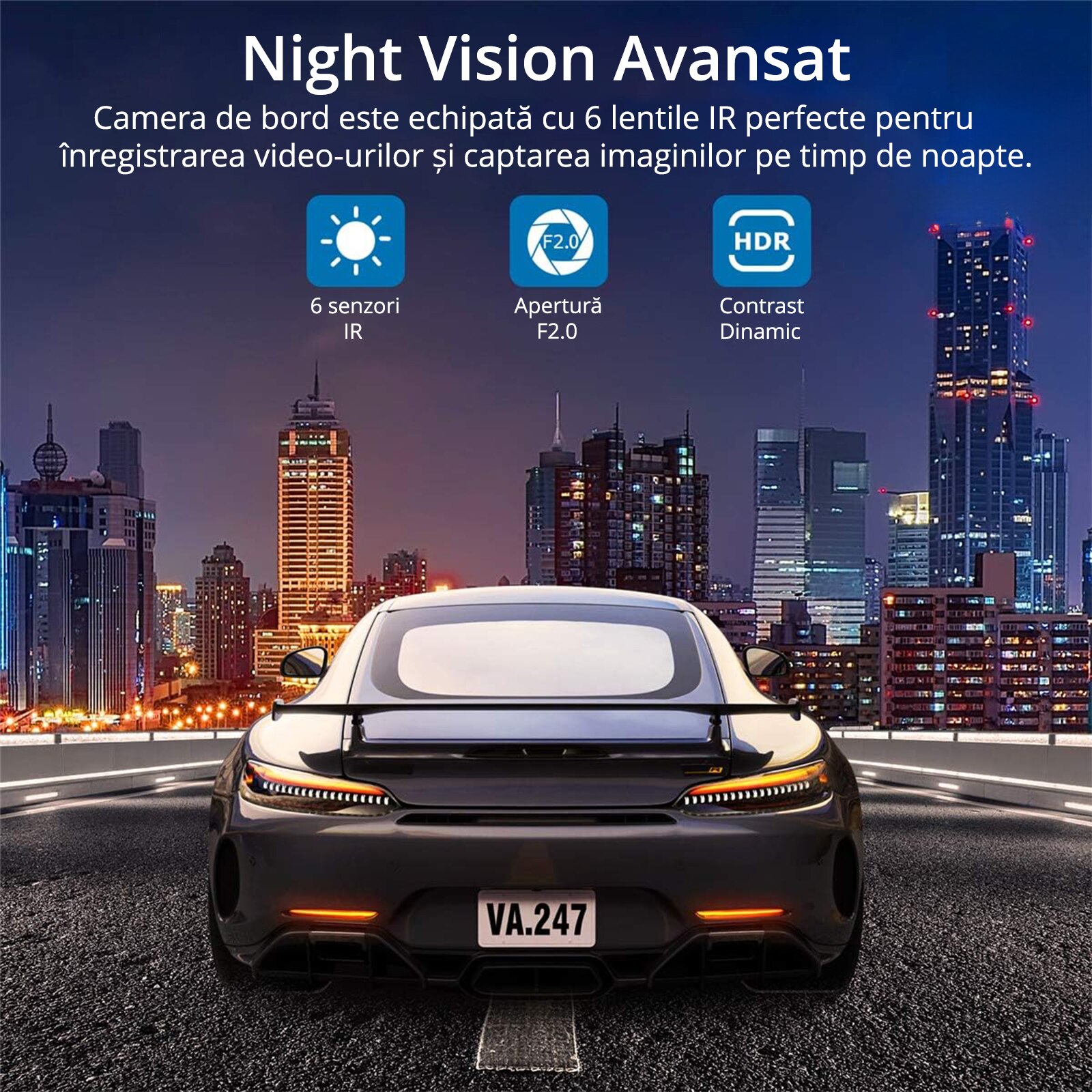 Camera Auto DVR Xenomo® DRIVE-X, Camera de bord ultracompacta, FULL HD ...