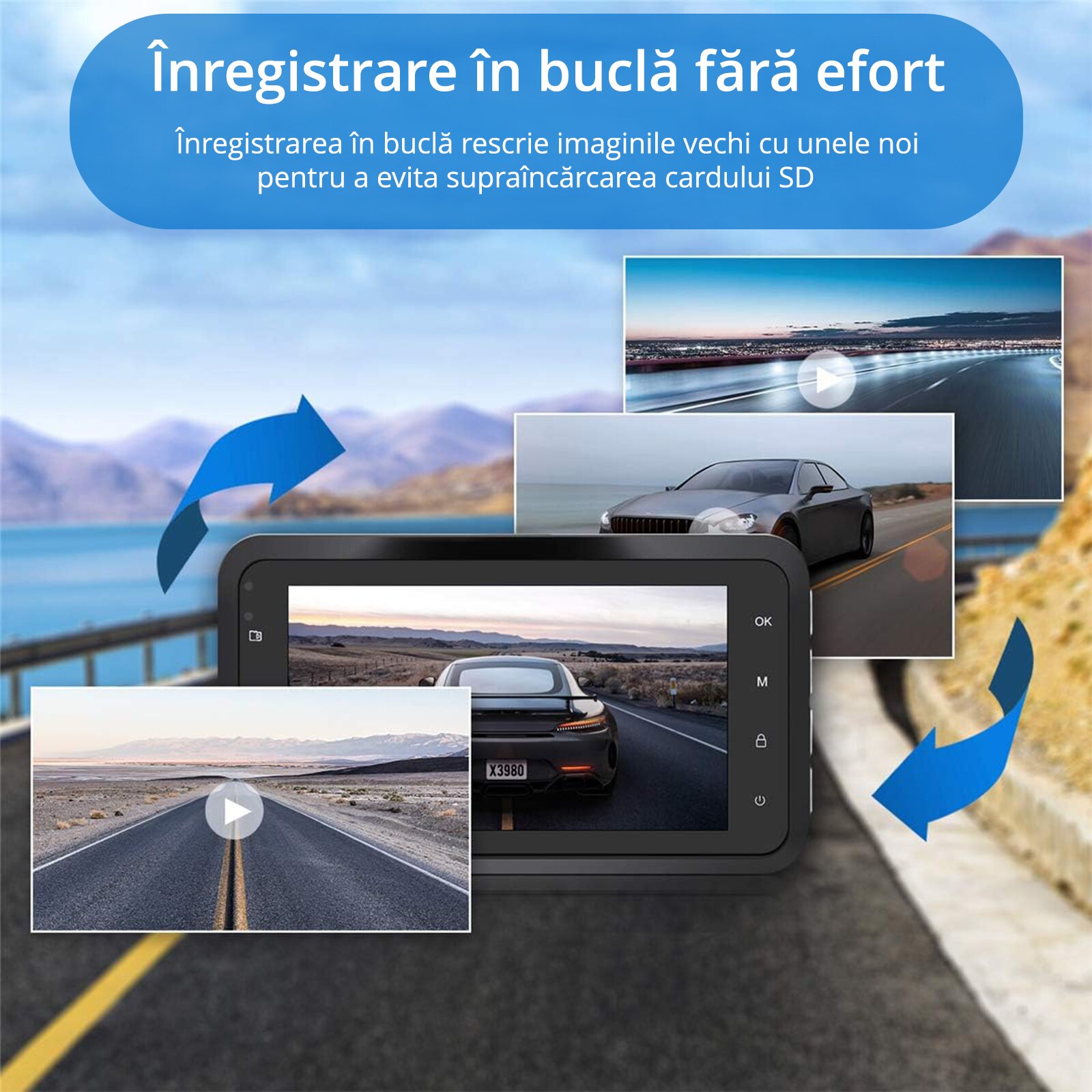 Camera Auto DVR Xenomo® DRIVE-X, Camera de bord ultracompacta, FULL HD ...