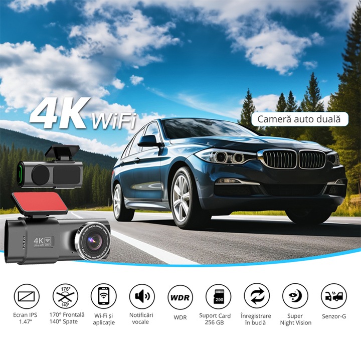 Camera Auto DVR Xenomo® ROAD-X, Camera de bord ultracompacta, FULL HD ...