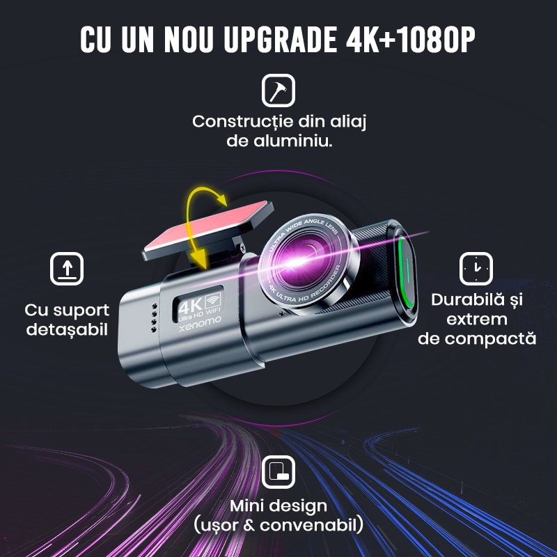 Camera Auto DVR Xenomo® ROAD-X, Camera de bord ultracompacta, FULL HD ...