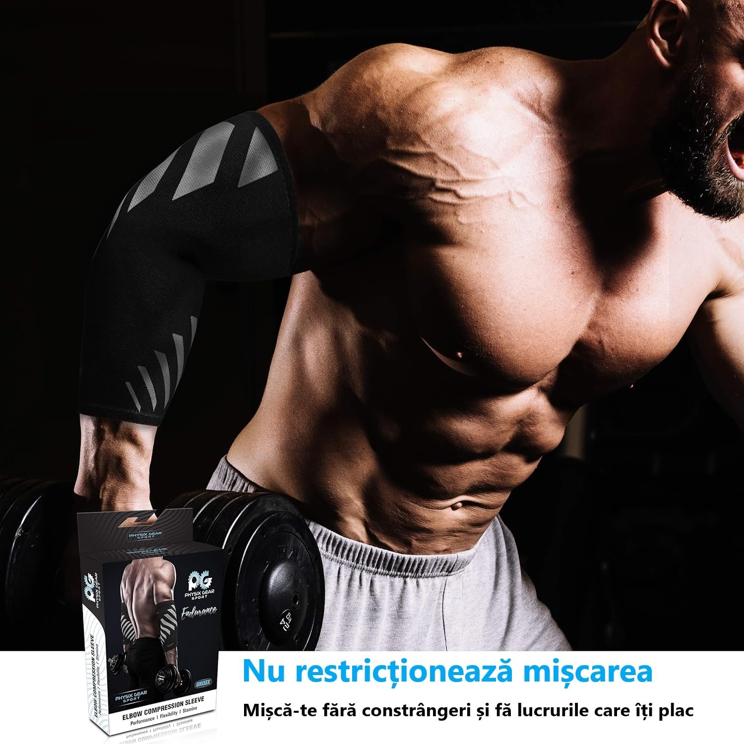 Cotiera elastica de compresie profesionala pentru protectie, marimea S ...