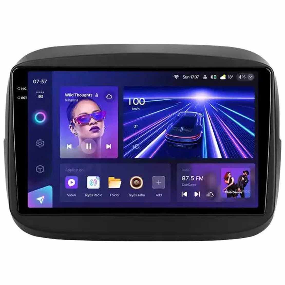 Navigatie auto, ZT1, Multimedia, Compatibil cu Fiat Mobi 2016-2020 ...