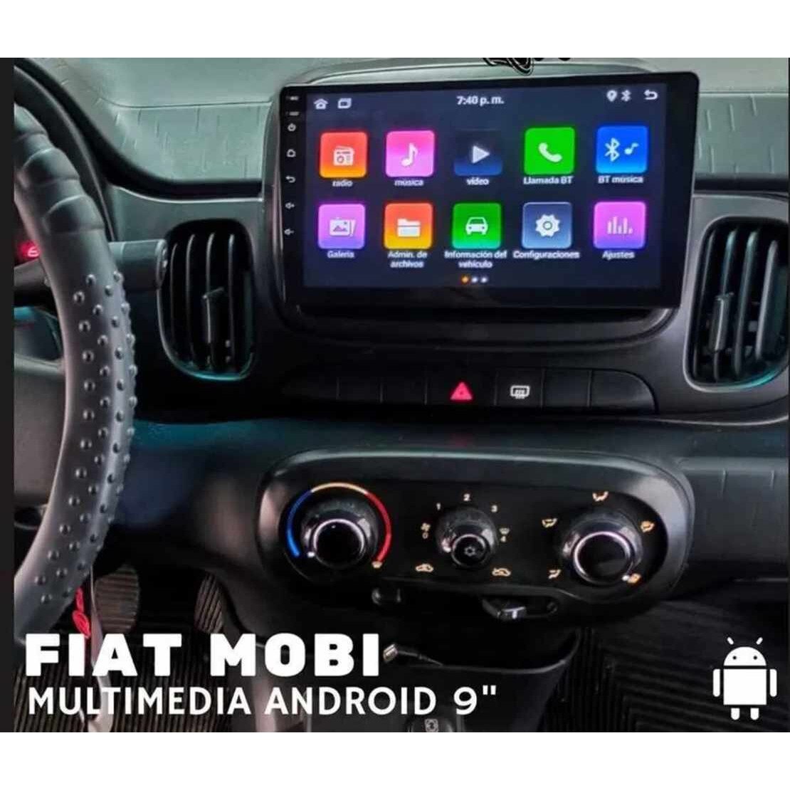 Мултимедия с навигация ZT1 за Fiat Mobi 2016-2020 Android 13, 8 Core ...