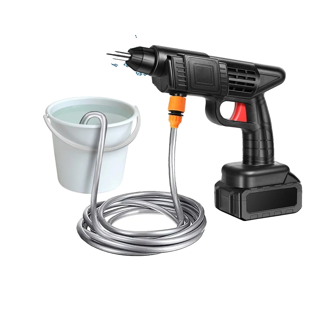 Pistol de spalat auto cu presiune, ABS, 115W, Fara fir, 240 L/h ...