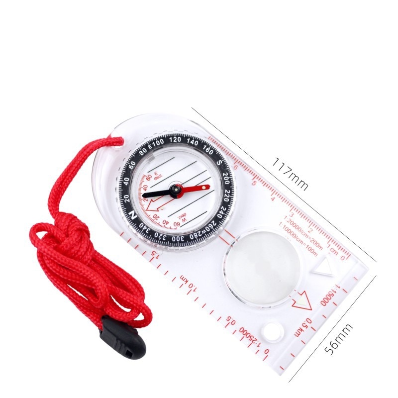 Busola magnetica, LLWL, Acril, Alb - eMAG.ro