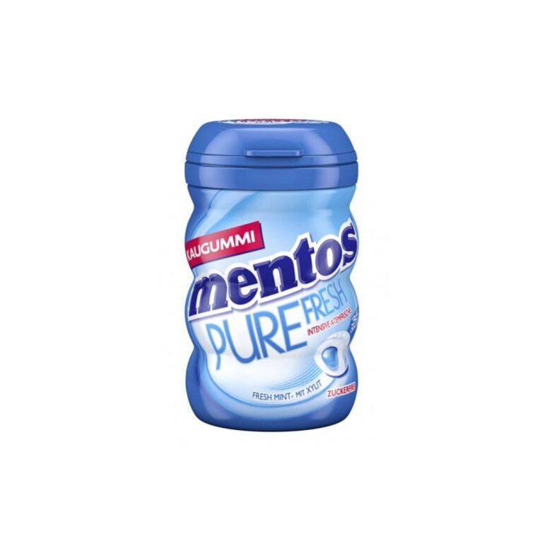 Guma de mestecat, Mentos, Pure Fresh Mint, fara zahar, 70g - eMAG.ro