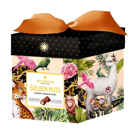 Cutie cu Praline Millennium Sweets Golden Nut Cub 150g - eMAG.ro
