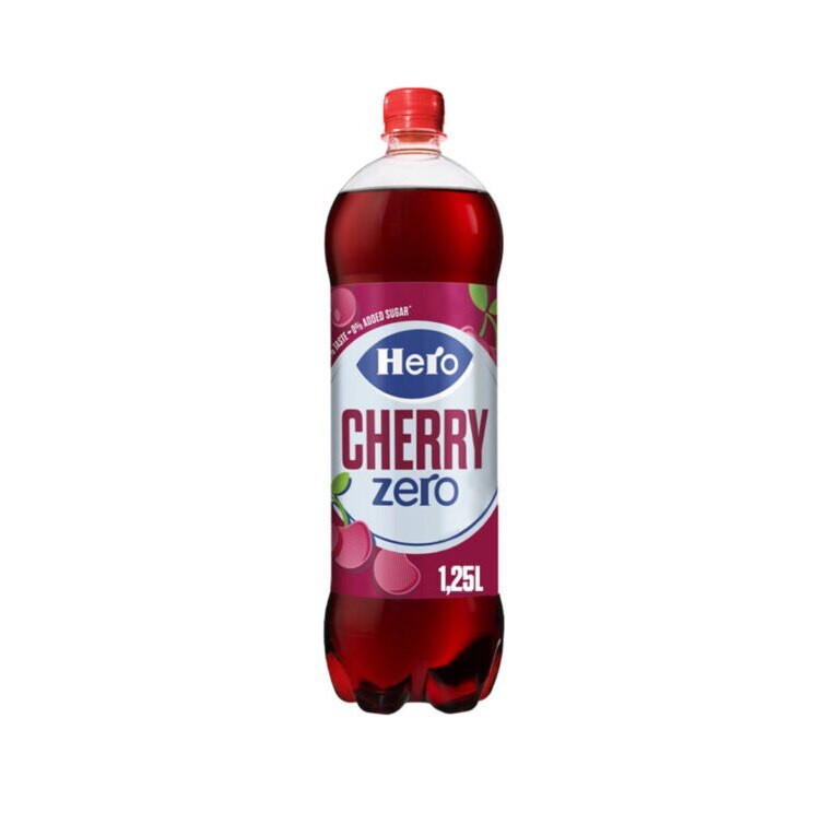 Suc acidulat, Hero, Cherry, zero zahar, 1.25L - eMAG.ro