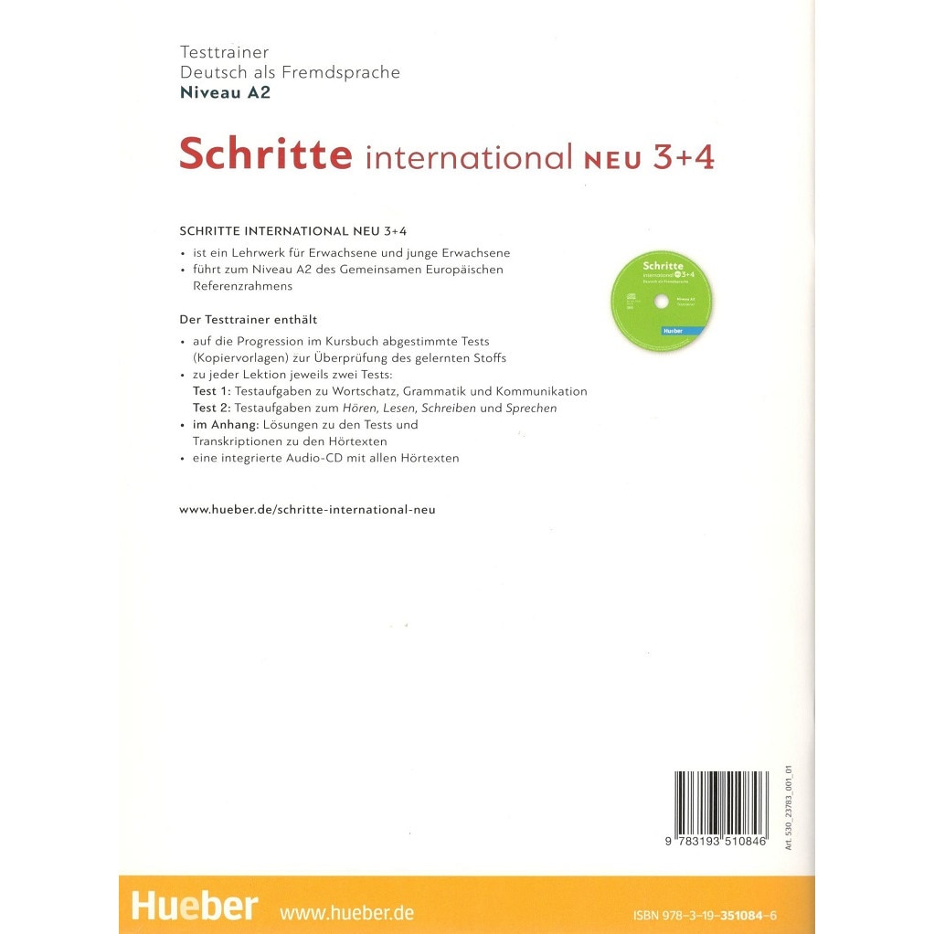 Schritte international Neu 3+4 Testtrainer mit Audio-CD ; Dagmar ...