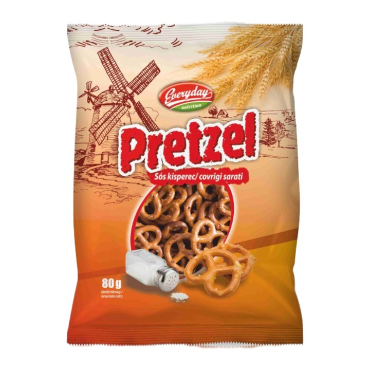 Set 9 x Covrigei cu Sare, Everyday, 80 g - eMAG.ro