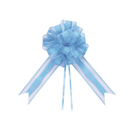 Funda cadou alb, albastru, 180×6.4 cm, 1 buc - eMAG.ro