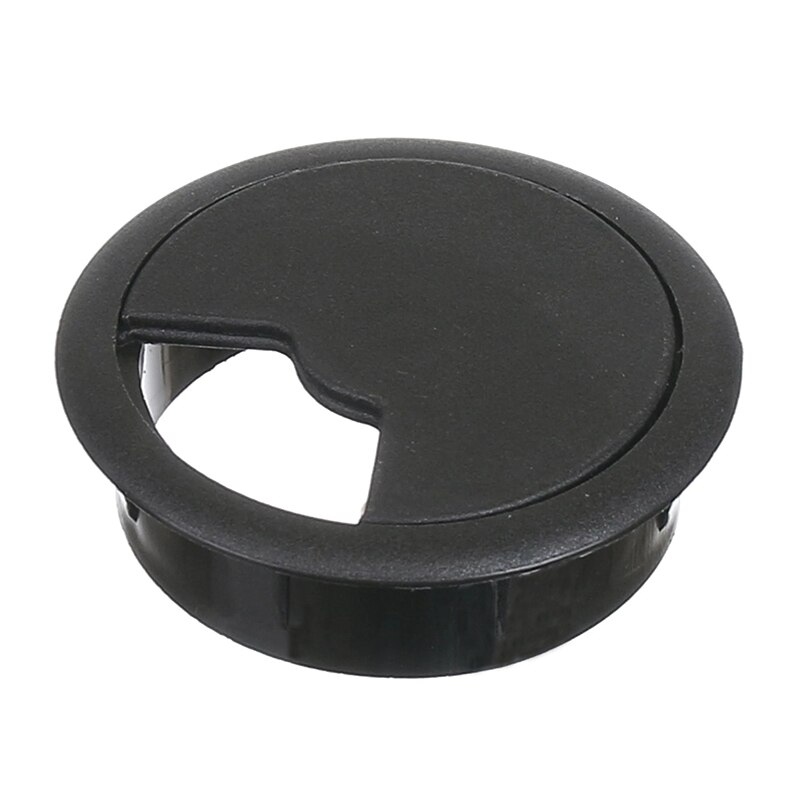 Doza birou pentru trecere cabluri, Ø 60 mm, negru, 50 buc / set - eMAG.ro