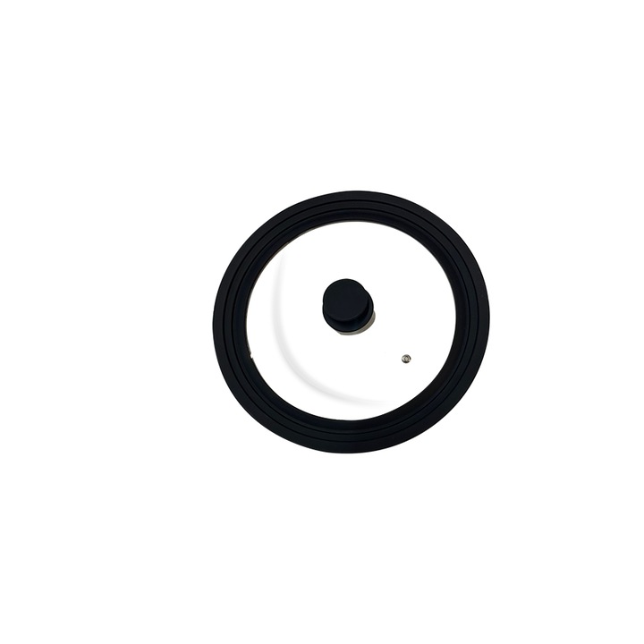 Capac Oala, RDB-8186, Sticla, 26-28-30cm, Negru - eMAG.ro