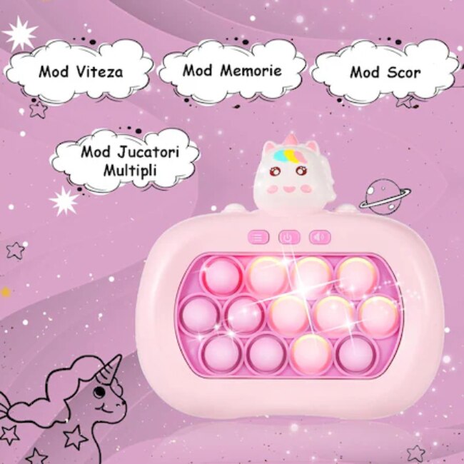 Joc Pop It electronic, interactiv, 4 Moduri, Multiplayer, Score Mode ...