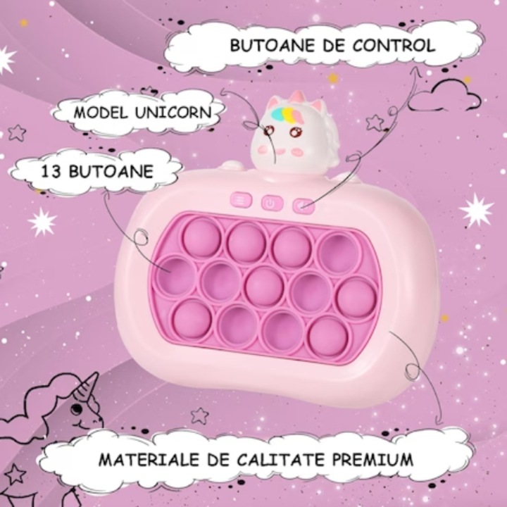 Joc Pop It electronic, interactiv, 4 Moduri, Multiplayer, Score Mode ...