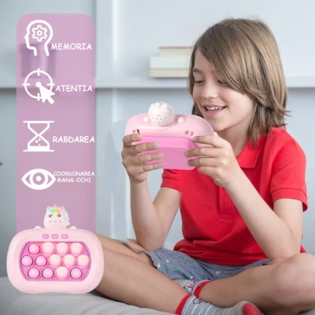 Joc Pop It electronic, interactiv, 4 Moduri, Multiplayer, Score Mode ...